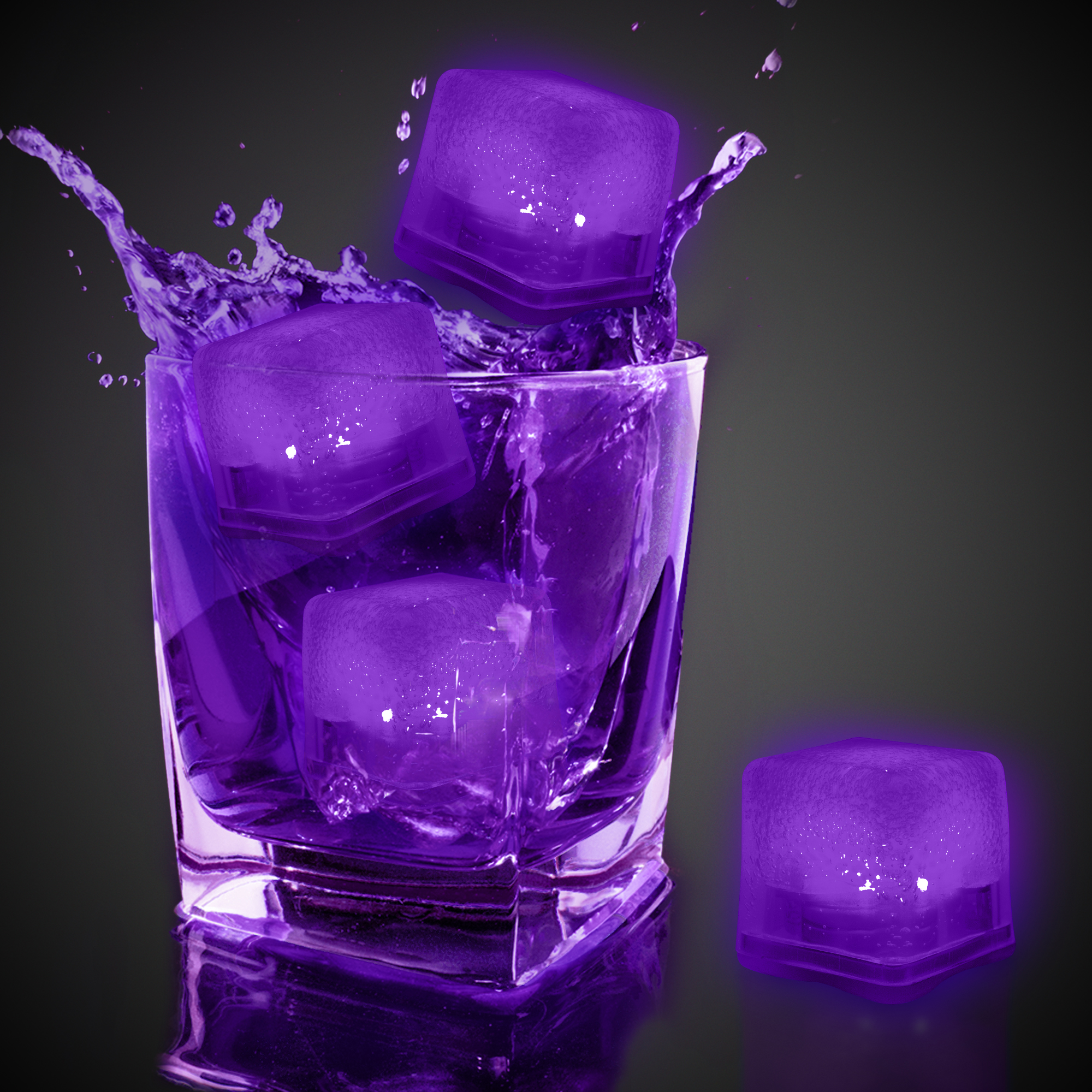 Purple ice cubes store