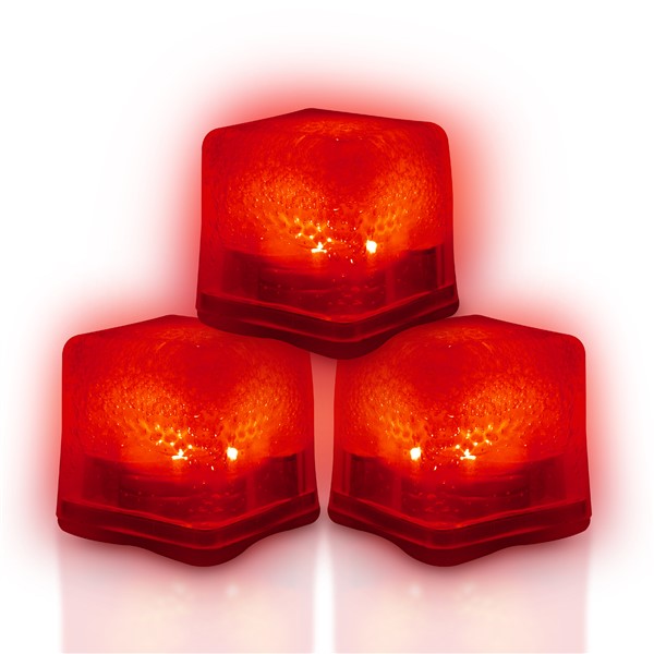 Red LED and Light - Up Ice Cubes - 12 Pack Red LED and Light - Up Ice Cubes - 12 Pack