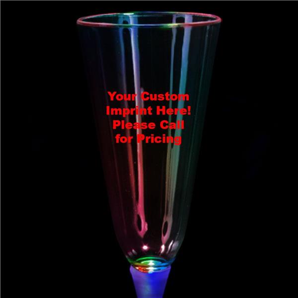 Led Light Up Champagne Glass 7 Oz Windy City Novelties